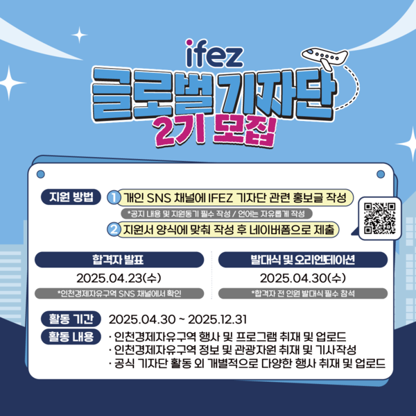 Recruitment for the 2nd IFEZ Global Press Corps until the 16th